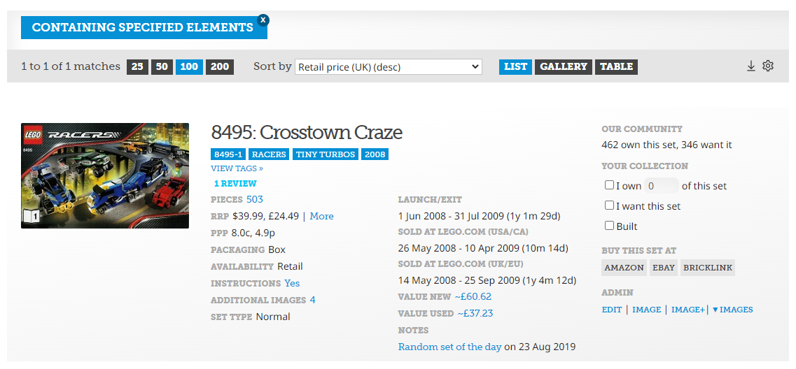 Introducing advanced set search | Brickset